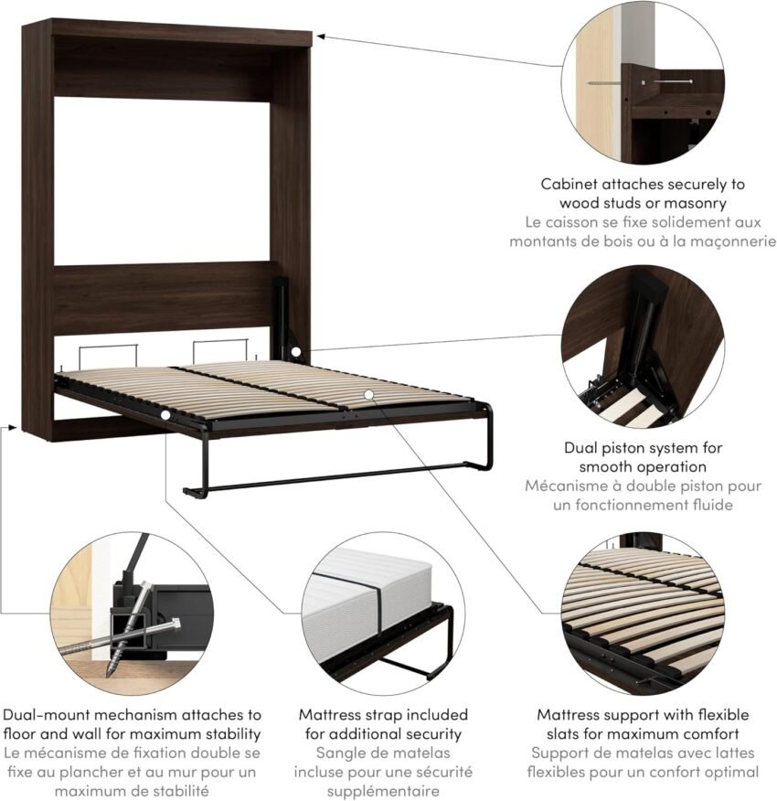 Bestar Pur Queen Murphy Bed review – Murphy Bed Plans